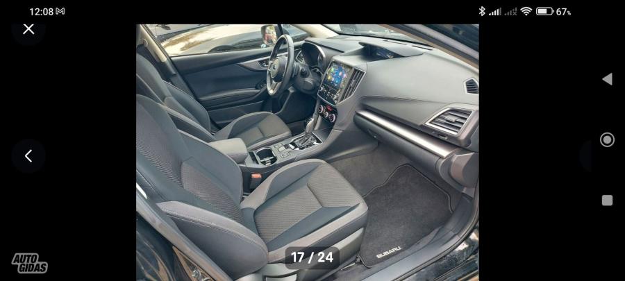 Black Subaru Impreza 2022 in Kaunas, with an engine capacity of 2.00 L and mileage of 29 thousand km for 18500 €, photo 11 on AUTOMOTO.COM.LV