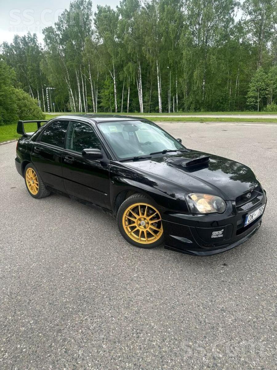 Black Subaru Impreza 2004 in Preili, with an engine capacity of 2.00 L and mileage of 280 thousand km for 10000 €, photo 1 on AUTOMOTO.COM.LV