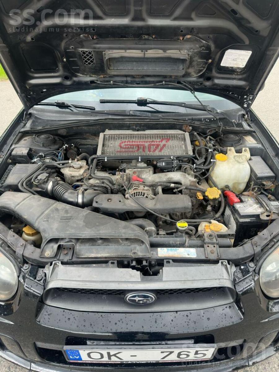 Black Subaru Impreza 2004 in Preili, with an engine capacity of 2.00 L and mileage of 280 thousand km for 10000 €, photo 10 on AUTOMOTO.COM.LV