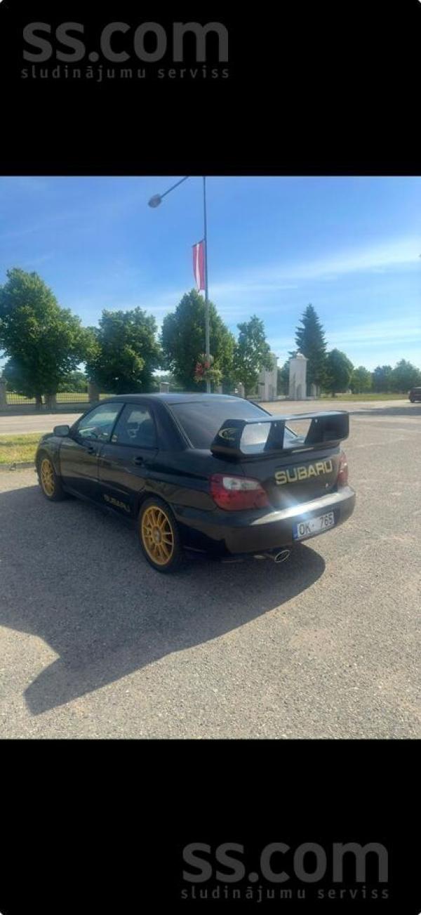 Black Subaru Impreza 2004 in Preili, with an engine capacity of 2.00 L and mileage of 281 thousand km for 8200 €, photo 2 on AUTOMOTO.COM.LV