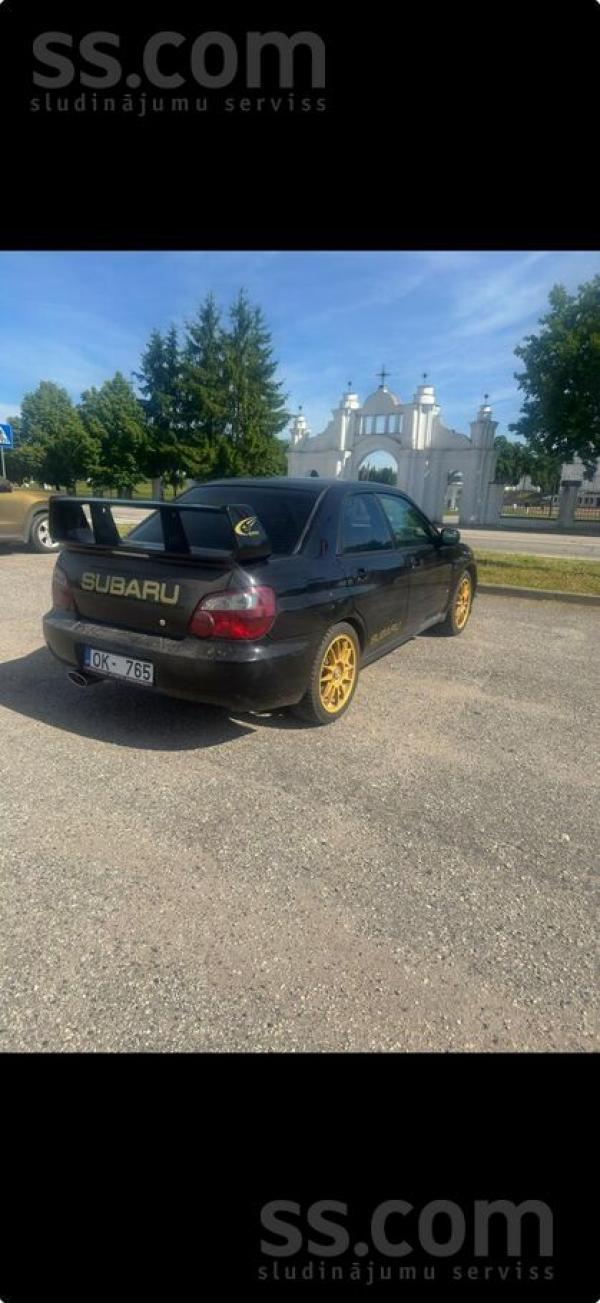 Black Subaru Impreza 2004 in Preili, with an engine capacity of 2.00 L and mileage of 281 thousand km for 8200 €, photo 3 on AUTOMOTO.COM.LV