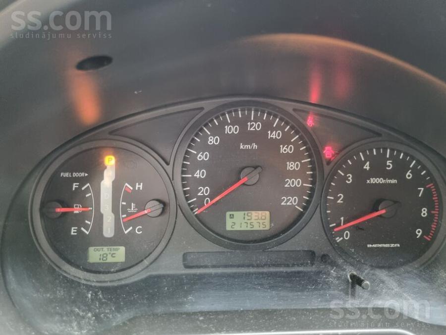 Melns Subaru Impreza 2007 Rīga, ar dzinēja tilpumu 2.00 L un nobraukumu 217 tūkst. km par 2000 €, foto 7 vietnē AUTOMOTO.COM.LV