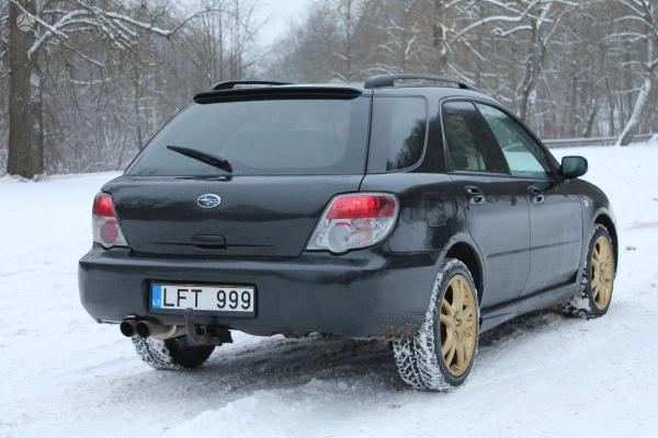 Melns Subaru Impreza 2005 Viļņa, ar dzinēja tilpumu 1.99 L un nobraukumu 330 tūkst. km par 2800 €, foto 7 vietnē AUTOMOTO.COM.LV