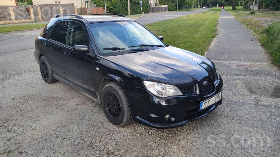 Melns Subaru Impreza 2006 Rīga, ar dzinēja tilpumu 2.00 L un nobraukumu 308 tūkst. km par 1800 €, foto 1 vietnē AUTOMOTO.COM.LV