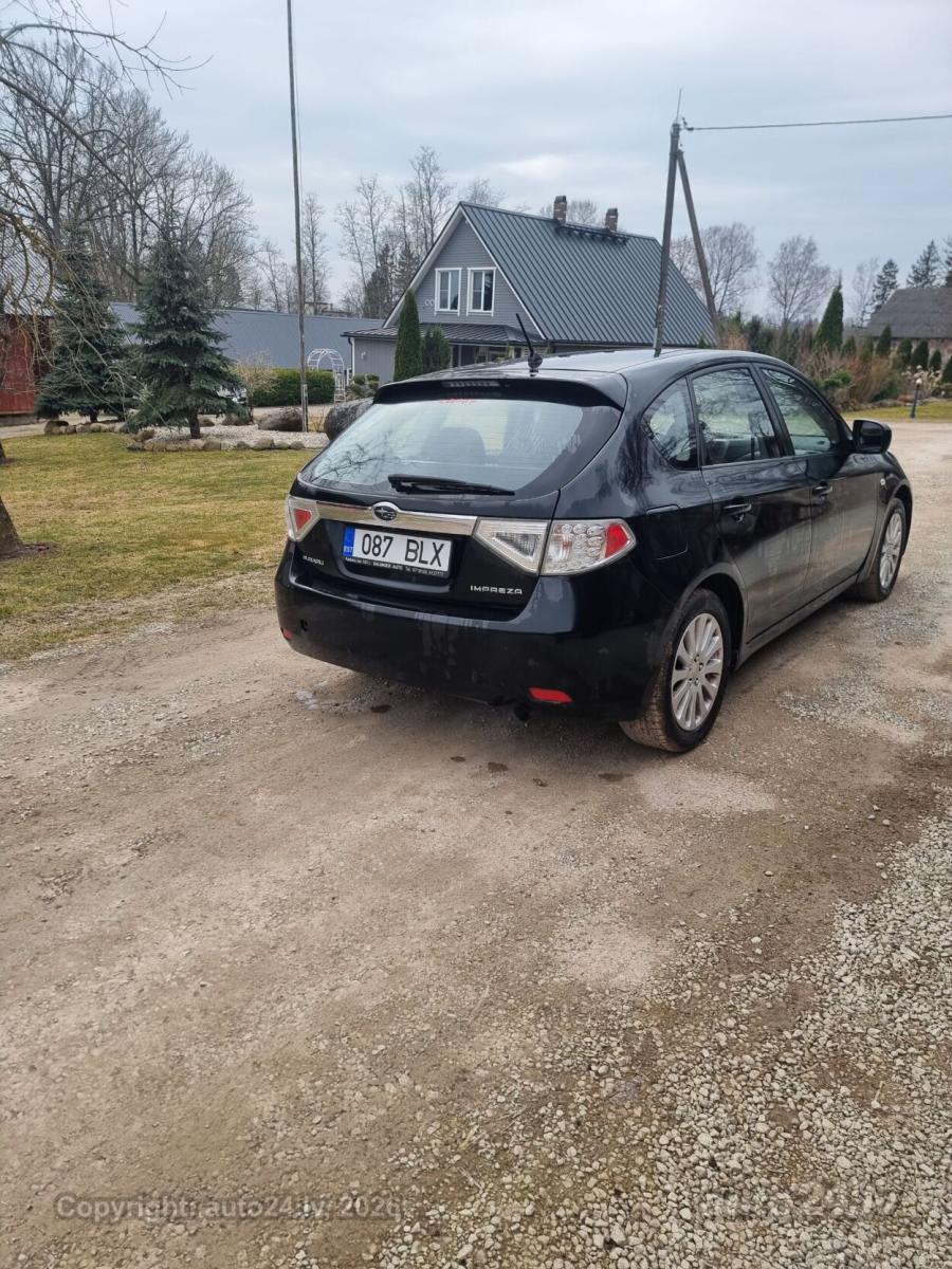 Black Subaru Impreza 2008 in Tallinn, with an engine capacity of 2.00 L and mileage of 207 thousand km for 2700 €, photo 3 on AUTOMOTO.COM.LV
