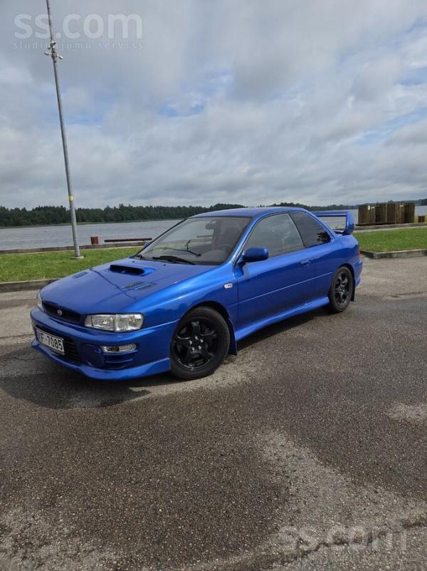 Blue Subaru Impreza 1998 in Talsi, with an engine capacity of 2.00 L and mileage of 89 thousand km for 26500 €, photo 1 on AUTOMOTO.COM.LV