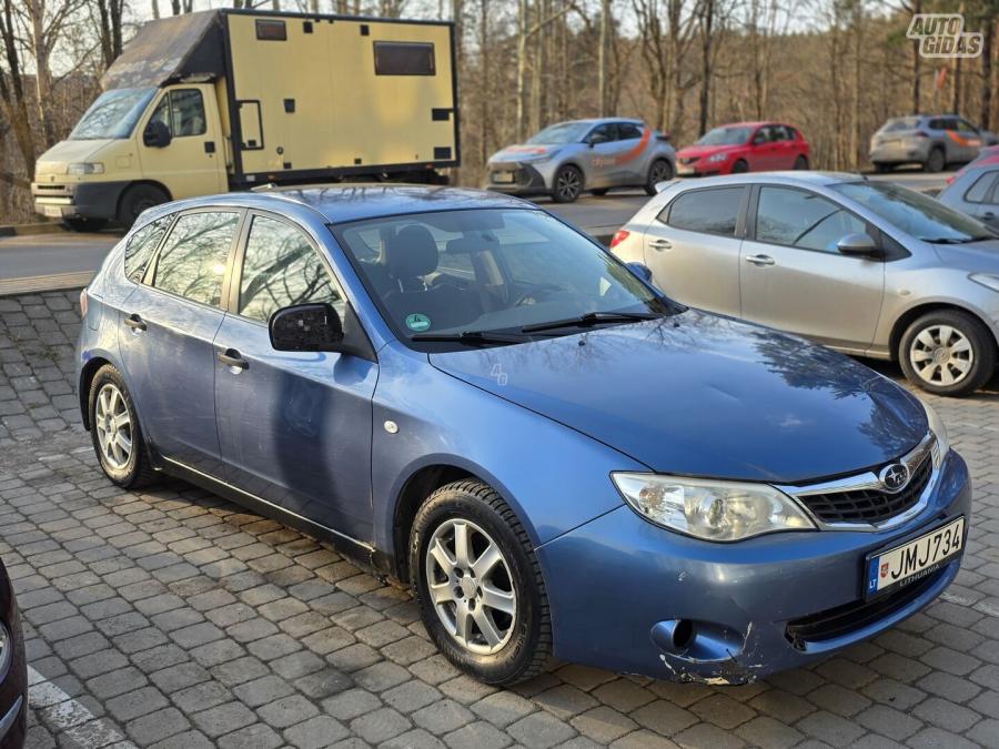 Blue Subaru Impreza 2008 in Vilnius, with an engine capacity of 1.50 L and mileage of 250 thousand km for 950 €, photo 3 on AUTOMOTO.COM.LV
