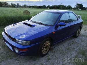 Blue Subaru Impreza 1996 in Riga, with an engine capacity of 2.00 L and mileage of 0 thousand km for 2700 €, photo 5 on AUTOMOTO.COM.LV
