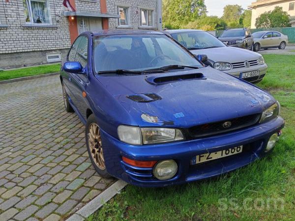 Синий Субару Импреза 1996 в Вентспилс, объемом двигателя 2.00 л и пробегом 294 тыс. км за 2395 €, фото 1 на AUTOMOTO.COM.LV