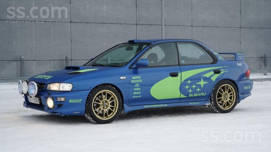 Zils Subaru Impreza 1999 Tallina, ar dzinēja tilpumu 2.00 L un nobraukumu 281 tūkst. km par 9990 €, foto 1 vietnē AUTOMOTO.COM.LV