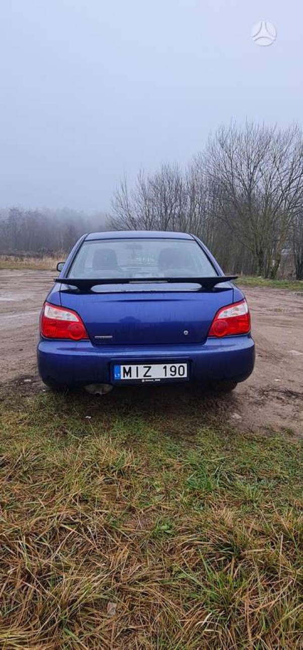 Blue Subaru Impreza 2004 in Vilnius, with an engine capacity of 2.00 L and mileage of 318 thousand km for 3200 €, photo 6 on AUTOMOTO.COM.LV