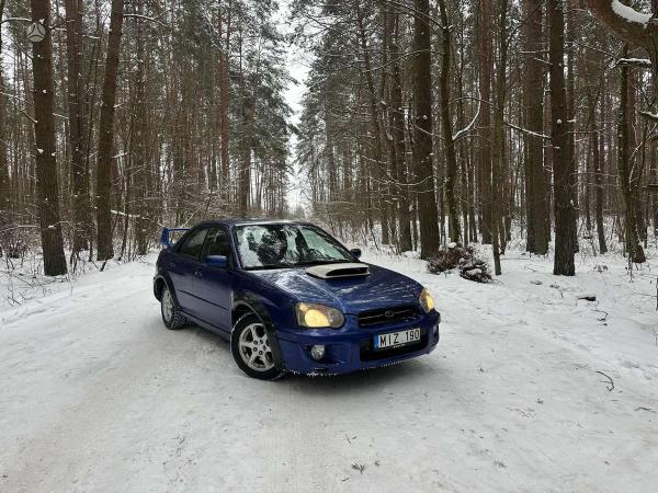 Blue Subaru Impreza 2004 in Alytus, with an engine capacity of 2.00 L and mileage of 321 thousand km for 3200 €, photo 9 on AUTOMOTO.COM.LV