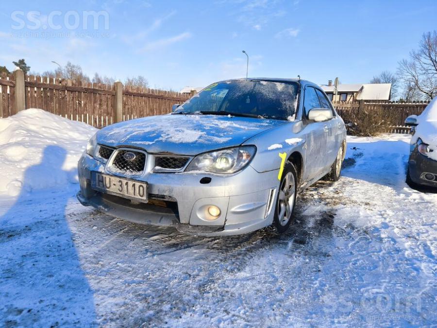 Blue Subaru Impreza 2006 in Riga, with an engine capacity of 2.00 L and mileage of 186 thousand km for 2300 €, photo 1 on AUTOMOTO.COM.LV