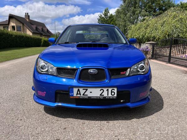 Blue Subaru Impreza 2006 in Talsi, with an engine capacity of 2.50 L and mileage of 189 thousand km for 21900 €, photo 9 on AUTOMOTO.COM.LV