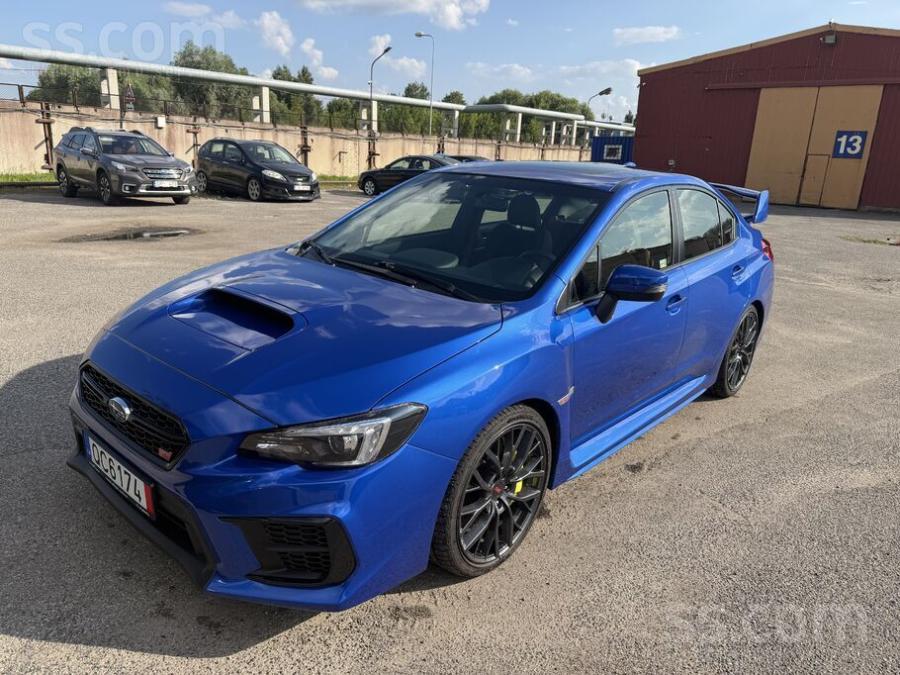 Blue Subaru Impreza 2021 in Riga, with an engine capacity of 2.50 L and mileage of 45 thousand km for 27000 €, photo 1 on AUTOMOTO.COM.LV