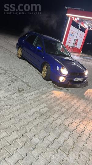 Blue Subaru Impreza 2002 in Valmiera, with an engine capacity of 2.00 L and mileage of 0 thousand km for 5800 €, photo  on AUTOMOTO.COM.LV