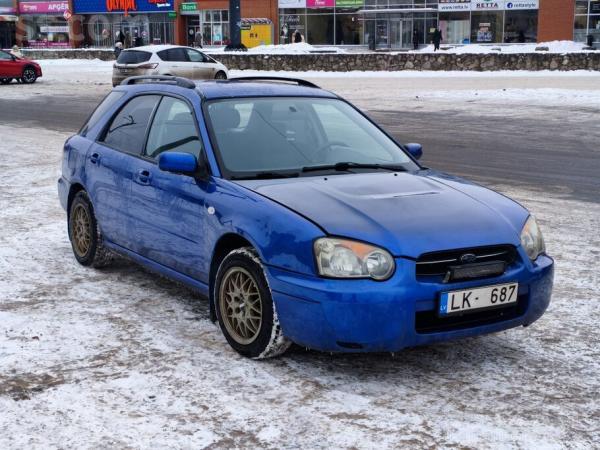 Zils Subaru Impreza 2003 Rīga, ar dzinēja tilpumu 2.00 L un nobraukumu 360 tūkst. km par 1800 €, foto 1 vietnē AUTOMOTO.COM.LV