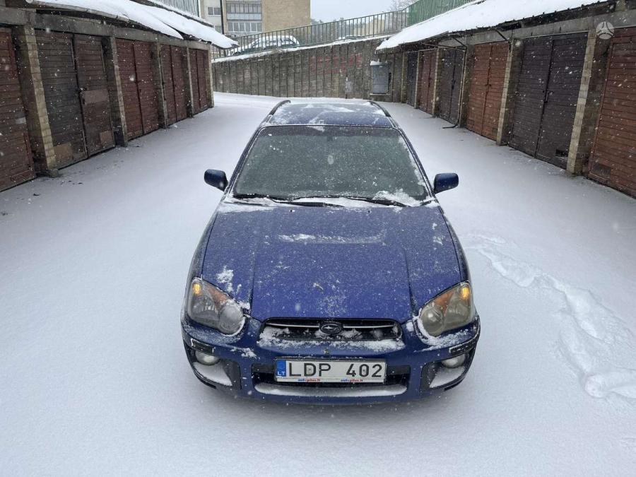 Blue Subaru Impreza 2004 in Vilnius, with an engine capacity of 2.00 L and mileage of 450 thousand km for 1400 €, photo 2 on AUTOMOTO.COM.LV