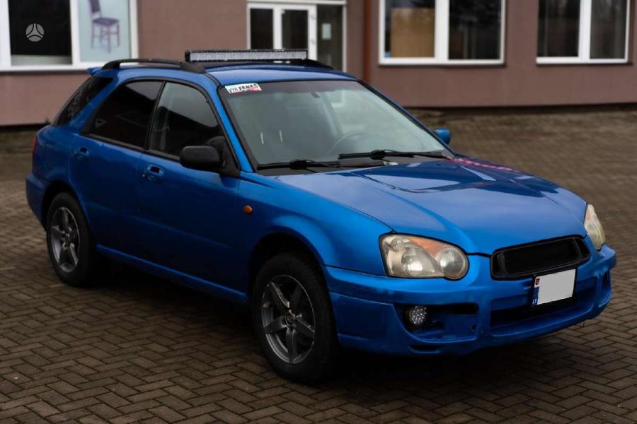Blue Subaru Impreza 2004 in Kaisiadorys, with an engine capacity of 2.00 L and mileage of 271 thousand km for 1500 €, photo 1 on AUTOMOTO.COM.LV