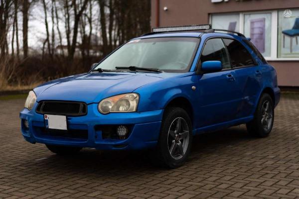 Blue Subaru Impreza 2004 in Kaisiadorys, with an engine capacity of 2.00 L and mileage of 271 thousand km for 1500 €, photo 7 on AUTOMOTO.COM.LV