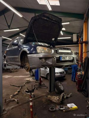 Blue Subaru Impreza 2005 in Kaunas, with an engine capacity of 2.00 L and mileage of 420 thousand km for 2500 €, photo 9 on AUTOMOTO.COM.LV