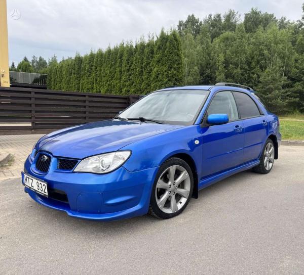 Blue Subaru Impreza 2006 in Vilnius, with an engine capacity of 1.99 L and mileage of 179 thousand km for 2350 €, photo 1 on AUTOMOTO.COM.LV