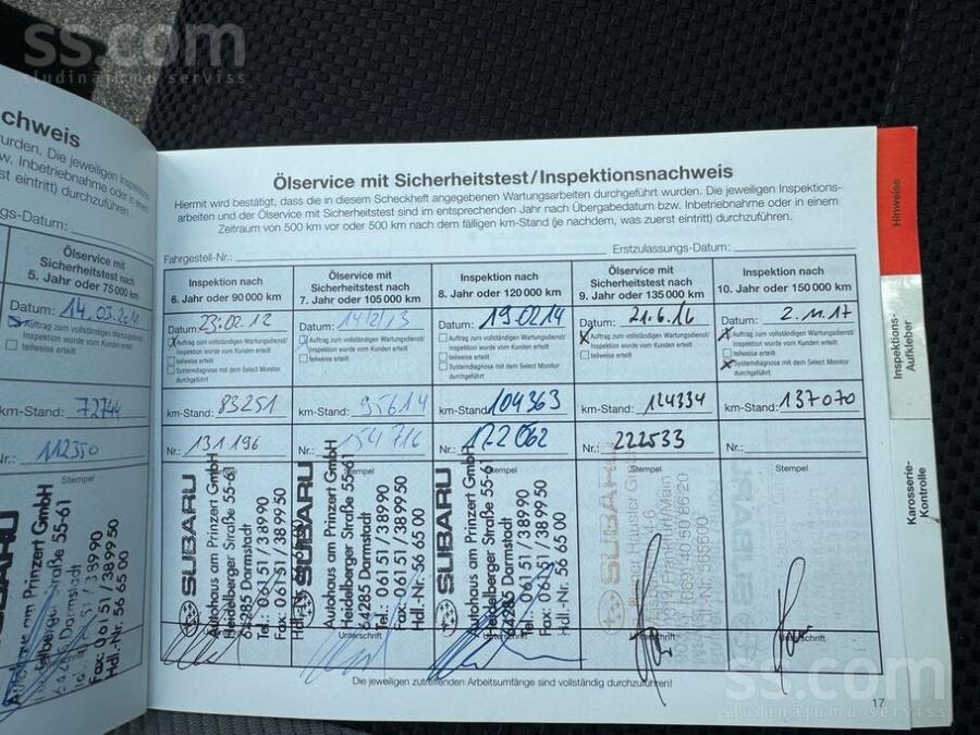 Zils Subaru Impreza 2006 Valmiera, ar dzinēja tilpumu 2.00 L un nobraukumu 182 tūkst. km par 4000 €, foto 17 vietnē AUTOMOTO.COM.LV