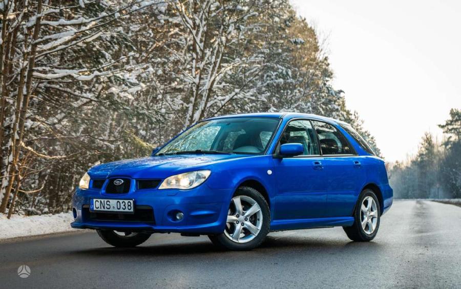 Zils Subaru Impreza 2007 Viļņa, ar dzinēja tilpumu 1.99 L un nobraukumu 207 tūkst. km par 4400 €, foto 1 vietnē AUTOMOTO.COM.LV
