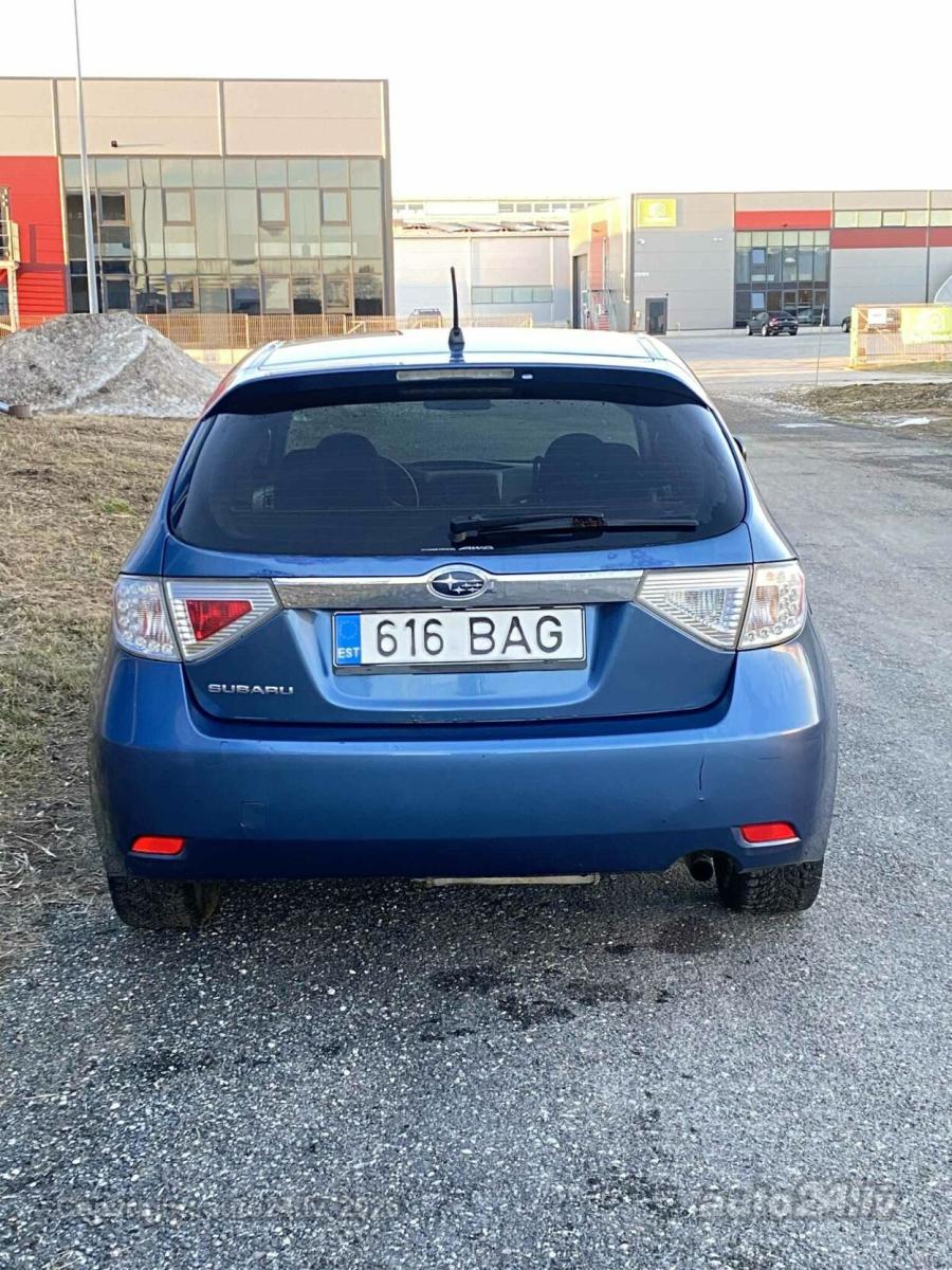 Blue Subaru Impreza 2007 in Tartu, with an engine capacity of 1.50 L and mileage of 257 thousand km for 2799 €, photo 6 on AUTOMOTO.COM.LV