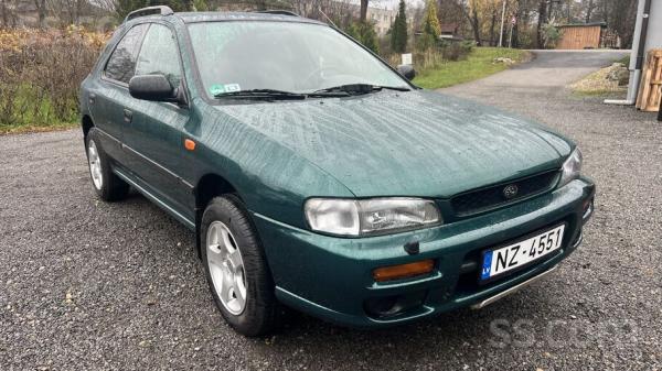 Green Subaru Impreza 1997 in Limbazi, with an engine capacity of 2.00 L and mileage of 69 thousand km for 6900 €, photo 1 on AUTOMOTO.COM.LV