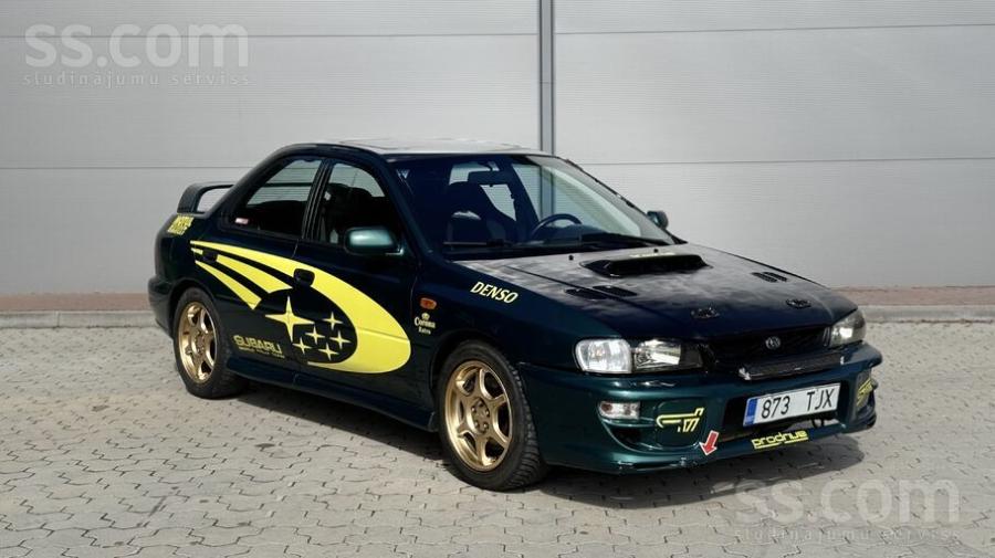 Green Subaru Impreza 1999 in Madona, with an engine capacity of 2.00 L and mileage of 193 thousand km for 6190 €, photo 2 on AUTOMOTO.COM.LV