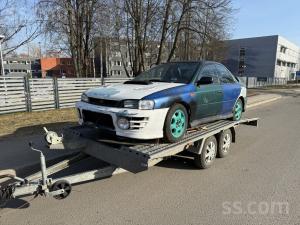 Green Subaru Impreza 1999 in Riga, with an engine capacity of 2.00 L and mileage of 252 thousand km for 3000 €, photo  on AUTOMOTO.COM.LV