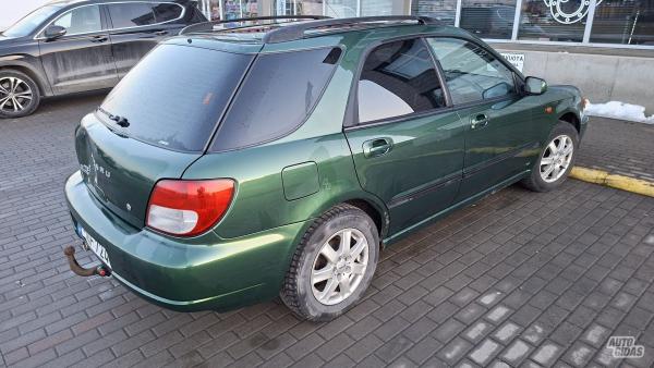 Green Subaru Impreza 2002 in Klaipeda, with an engine capacity of 1.60 L and mileage of 198 thousand km for 1500 €, photo 4 on AUTOMOTO.COM.LV