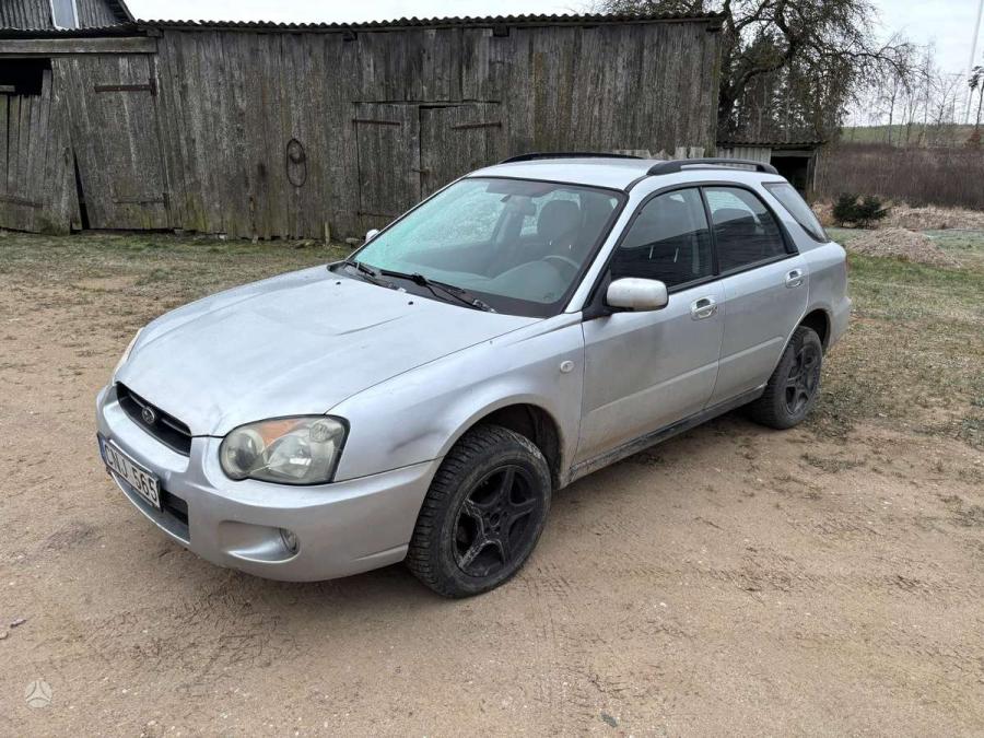 Pelēks Subaru Impreza 2007 Telšiai, ar dzinēja tilpumu 1.60 L un nobraukumu 249 tūkst. km par 1500 €, foto 1 vietnē AUTOMOTO.COM.LV