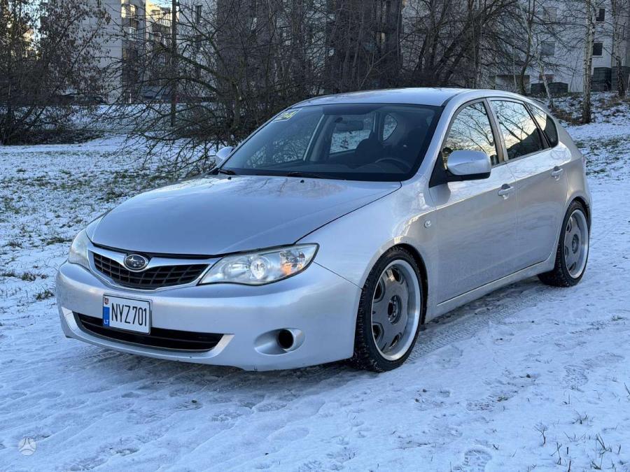 Grey Subaru Impreza 2008 in Vilnius, with an engine capacity of 1.50 L and mileage of 280 thousand km for 1650 €, photo 2 on AUTOMOTO.COM.LV
