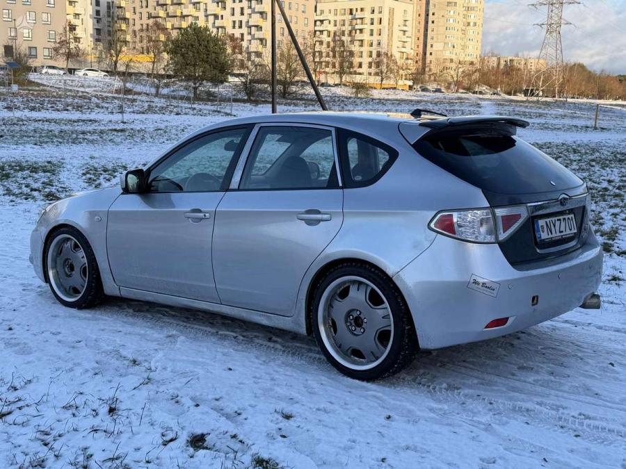 Grey Subaru Impreza 2008 in Vilnius, with an engine capacity of 1.50 L and mileage of 280 thousand km for 1650 €, photo 5 on AUTOMOTO.COM.LV