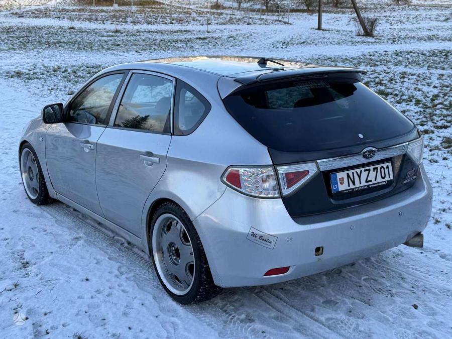 Grey Subaru Impreza 2008 in Vilnius, with an engine capacity of 1.50 L and mileage of 280 thousand km for 1650 €, photo 6 on AUTOMOTO.COM.LV