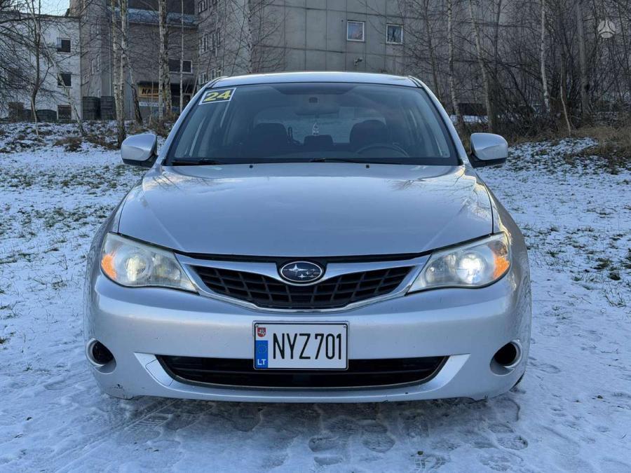 Grey Subaru Impreza 2008 in Vilnius, with an engine capacity of 1.50 L and mileage of 280 thousand km for 1650 €, photo 13 on AUTOMOTO.COM.LV