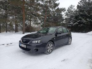Grey Subaru Impreza 2008 in Vilnius, with an engine capacity of 2.46 L and mileage of 177 thousand km for 1800 €, photo  on AUTOMOTO.COM.LV