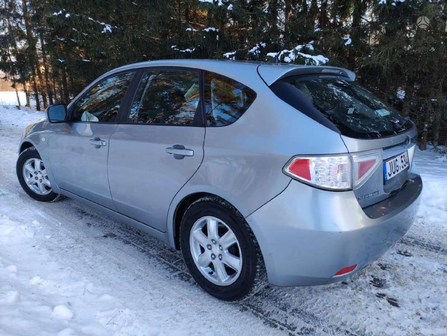 Pelēks Subaru Impreza 2008 Utena, ar dzinēja tilpumu 1.50 L un nobraukumu 154 tūkst. km par 2699 €, foto 4 vietnē AUTOMOTO.COM.LV