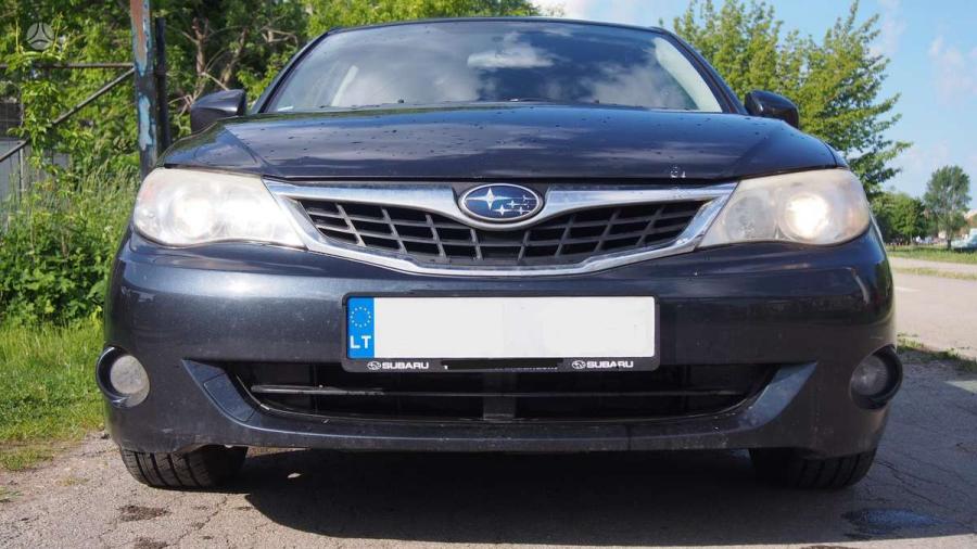 Grey Subaru Impreza 2008 in Klaipeda, with an engine capacity of 2.00 L and mileage of 318 thousand km for 2100 €, photo 9 on AUTOMOTO.COM.LV