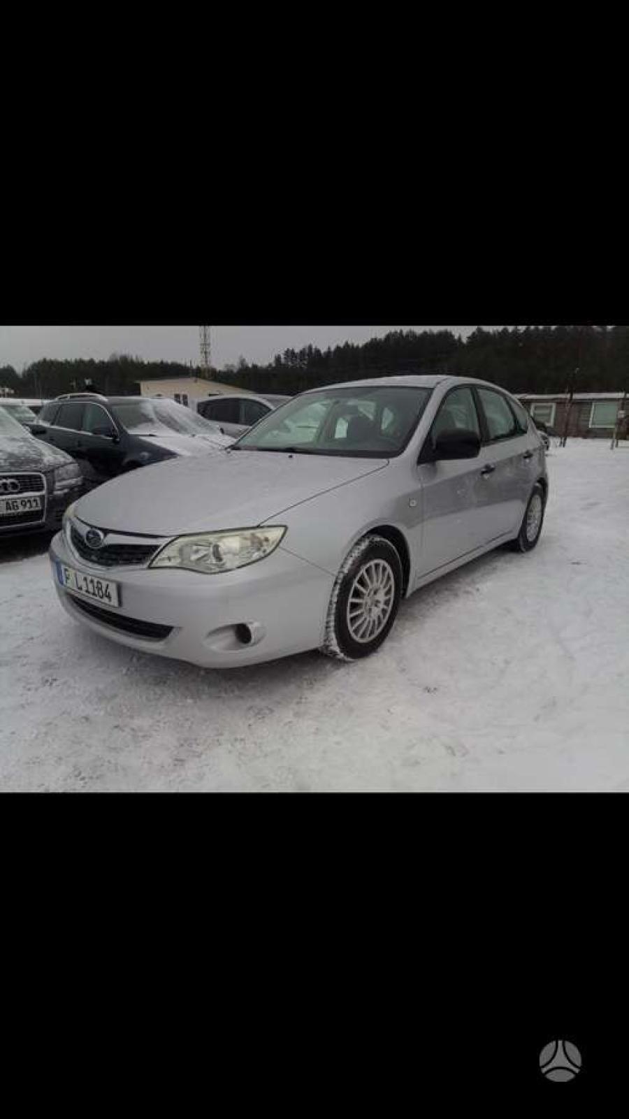 Pelēks Subaru Impreza 2010 Viļņa, ar dzinēja tilpumu 1.50 L un nobraukumu 100 tūkst. km par 3950 €, foto 2 vietnē AUTOMOTO.COM.LV