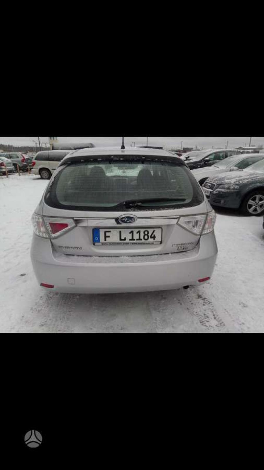 Pelēks Subaru Impreza 2010 Viļņa, ar dzinēja tilpumu 1.50 L un nobraukumu 100 tūkst. km par 3950 €, foto 6 vietnē AUTOMOTO.COM.LV