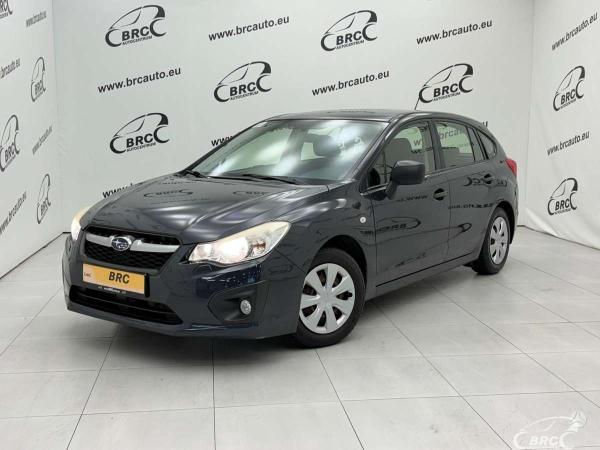 Grey Subaru Impreza 2014 in Vilnius, with an engine capacity of 1.60 L and mileage of 98 thousand km for 5900 €, photo 1 on AUTOMOTO.COM.LV