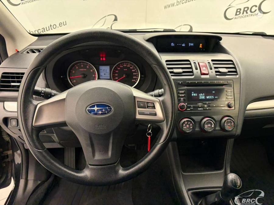 Grey Subaru Impreza 2014 in Vilnius, with an engine capacity of 1.60 L and mileage of 98 thousand km for 5900 €, photo 13 on AUTOMOTO.COM.LV