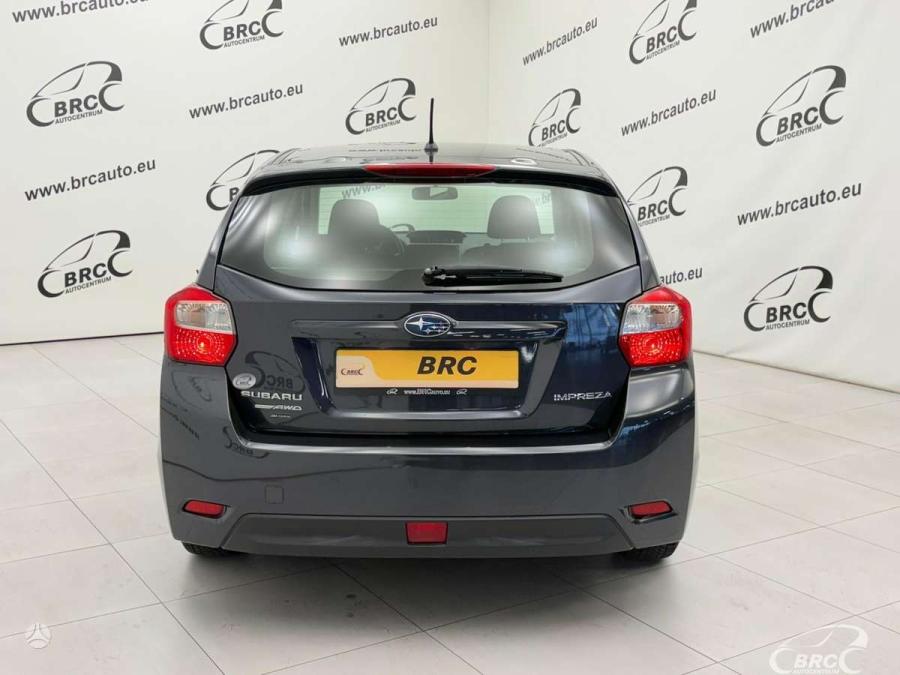 Grey Subaru Impreza 2014 in Vilnius, with an engine capacity of 1.60 L and mileage of 98 thousand km for 5900 €, photo 22 on AUTOMOTO.COM.LV