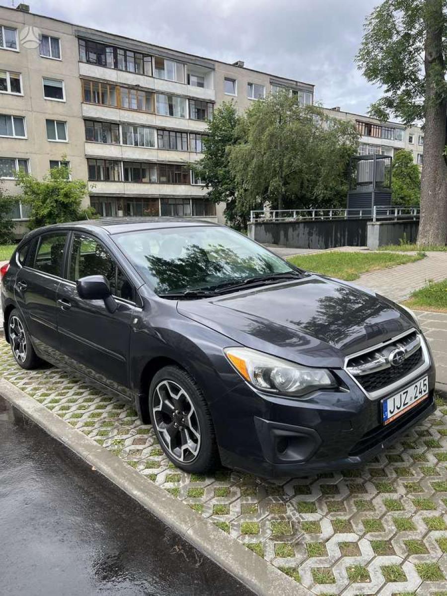Grey Subaru Impreza 2014 in Vilnius, with an engine capacity of 1.99 L and mileage of 106 thousand km for 4400 €, photo 22 on AUTOMOTO.COM.LV