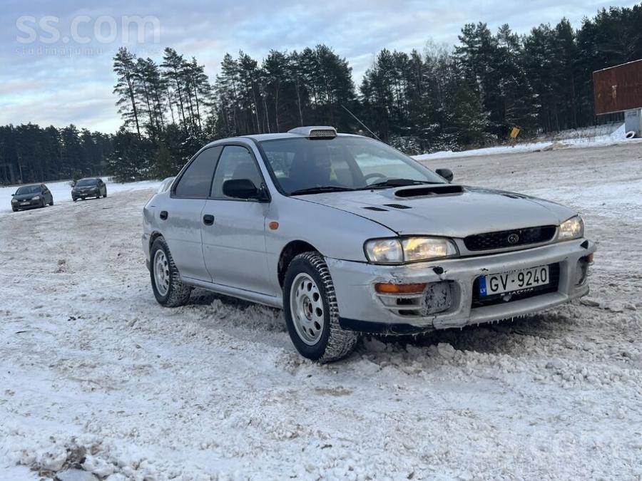 Pelēks Subaru Impreza 1997 Rīga, ar dzinēja tilpumu 2.20 L un nobraukumu 307 tūkst. km par 3499 €, foto 2 vietnē AUTOMOTO.COM.LV