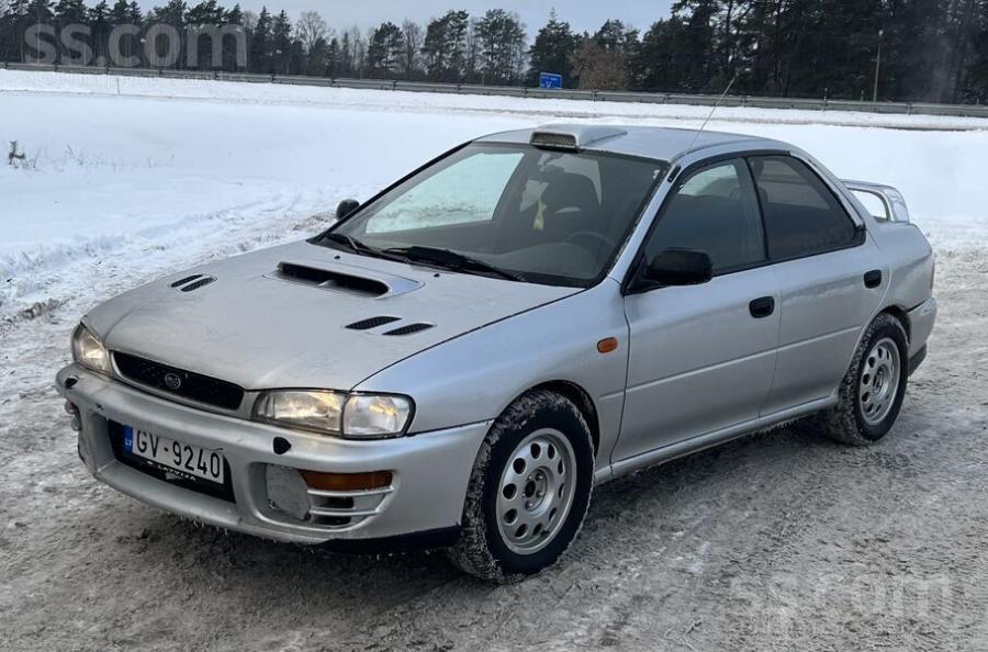 Pelēks Subaru Impreza 1997 Rīga, ar dzinēja tilpumu 2.20 L un nobraukumu 307 tūkst. km par 3499 €, foto 4 vietnē AUTOMOTO.COM.LV