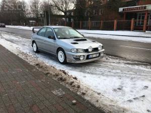 Grey Subaru Impreza 1997 in Ventspils, with an engine capacity of 2.00 L and mileage of 124 thousand km for 11500 €, photo 12 on AUTOMOTO.COM.LV